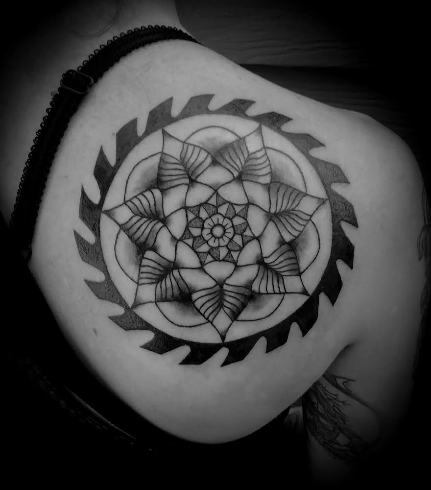 Saw Blade Tattoo | The Saw's Butcher Shop Radio Show